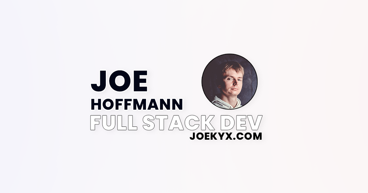 Joe | Portfolio